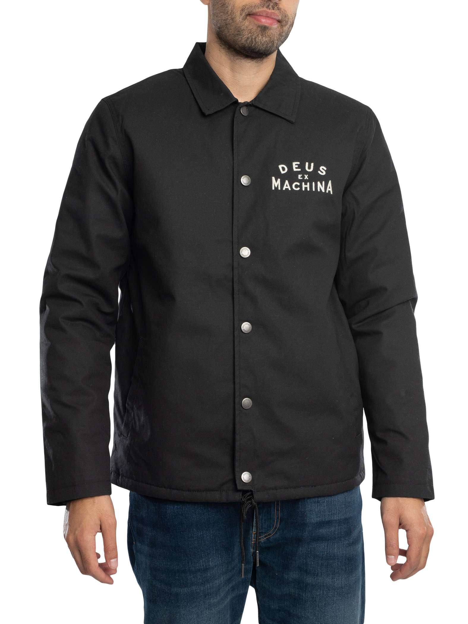 Deus Ex Machina Workshop Coach Jacket - Black | Standout