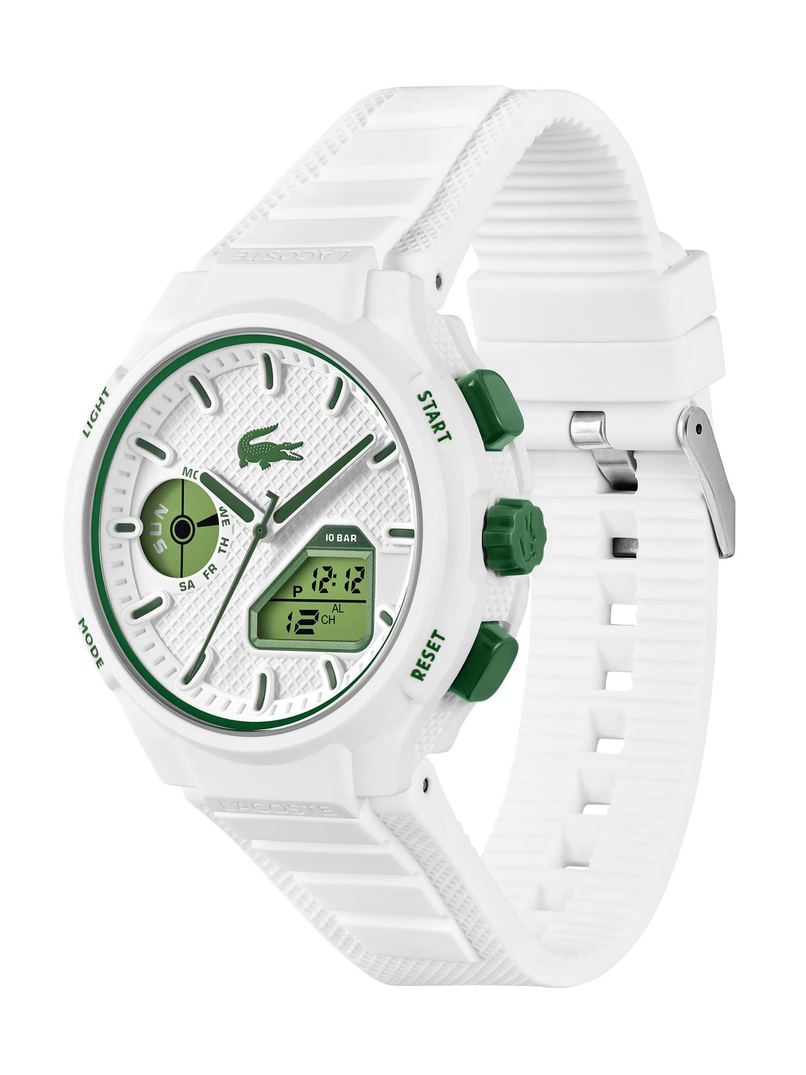 Lacoste LC33 White Hybrid Dial Watch - White | Standout